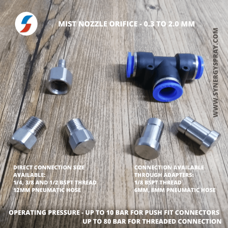 Water Mist Spray Nozzle Manufacturer in India